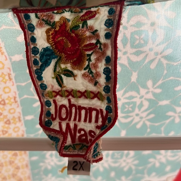 Johnny Was | Accessories | Johnny Was Kimono Embroidery On Edge And On ...